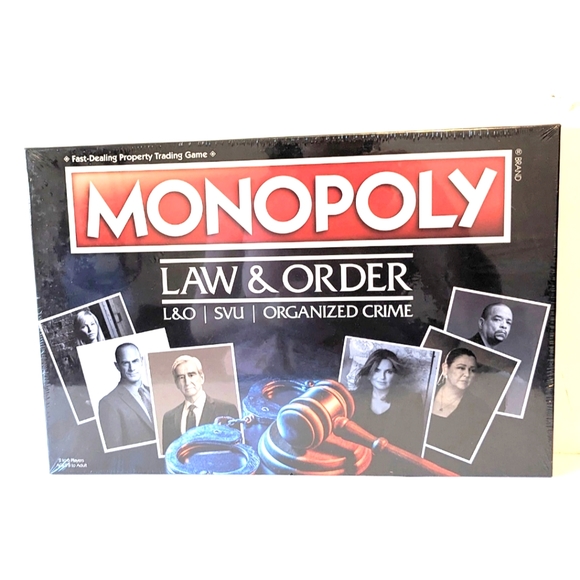 Hasbro | Other | Law And Order Monopoly Game | Poshmark